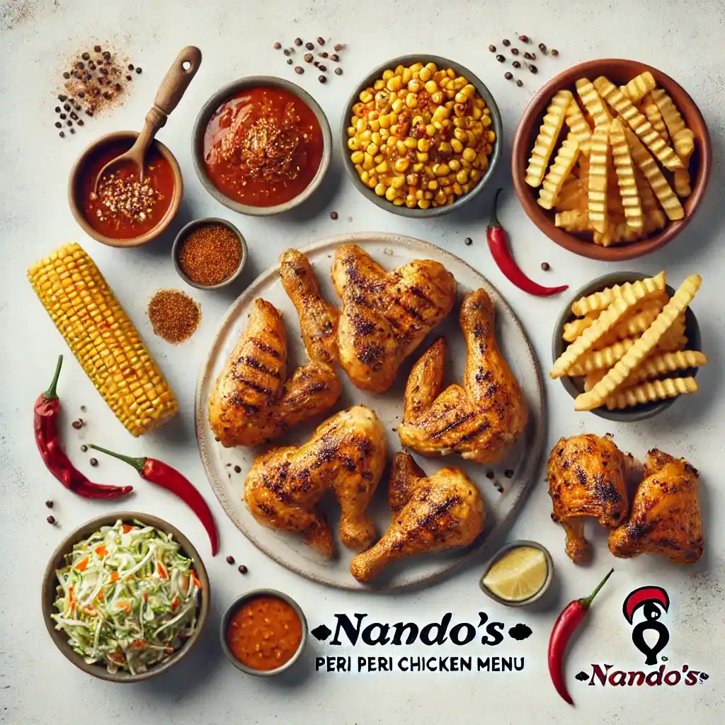 Nando's Menu Prices UK August 2025